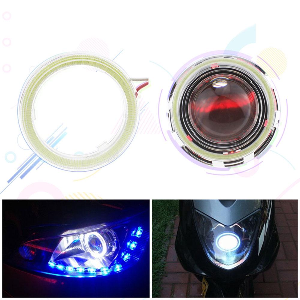 Buy 2Pcs Super Bright Halo Rings COB LED Angel Eyes Headlight 60mm ...