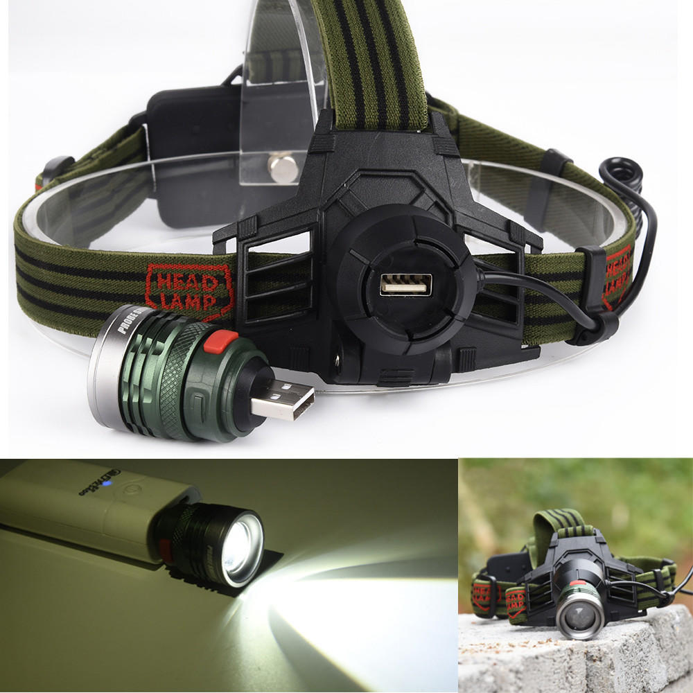 Buy Headlamp Fashion T6 LED XM-L Headlamp Headlight Waterproof ...