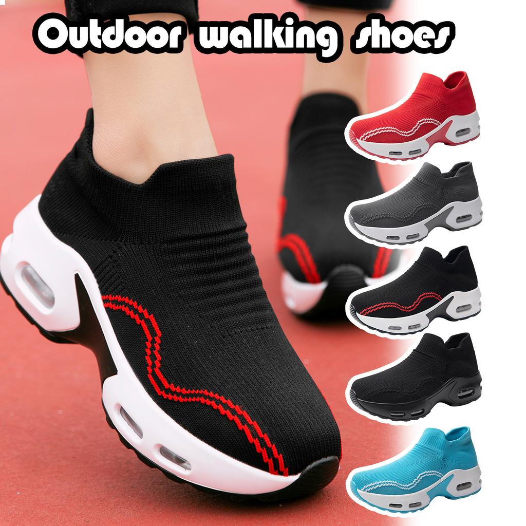 💰Kaufe Women's Ladies Fashion Girls Socks Platform Casual Walking Shoes ...