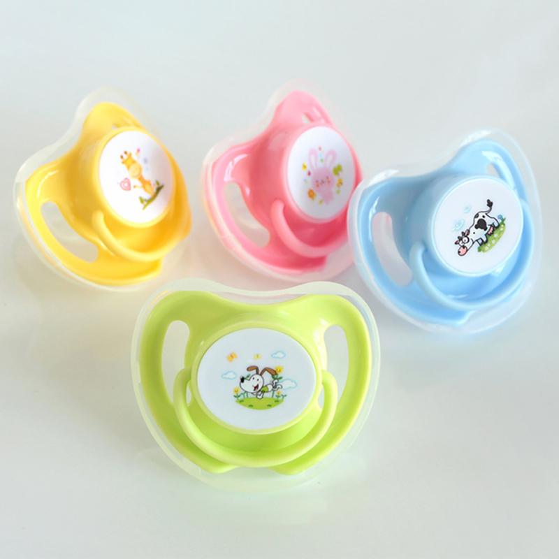 Buy Baby Silicone Pacifier With Lid Butterfly Shaped Round Flat Printed ...