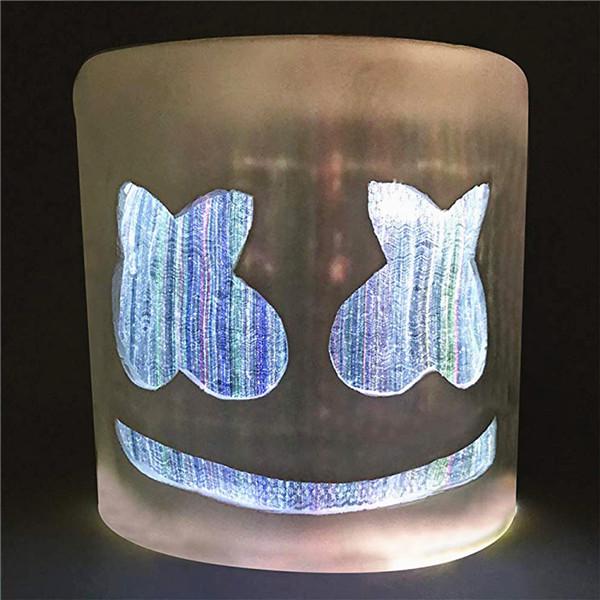 Buy DJ Led Mask Music Festival Full Head Helmets Latex Mask DJ Helmet ...