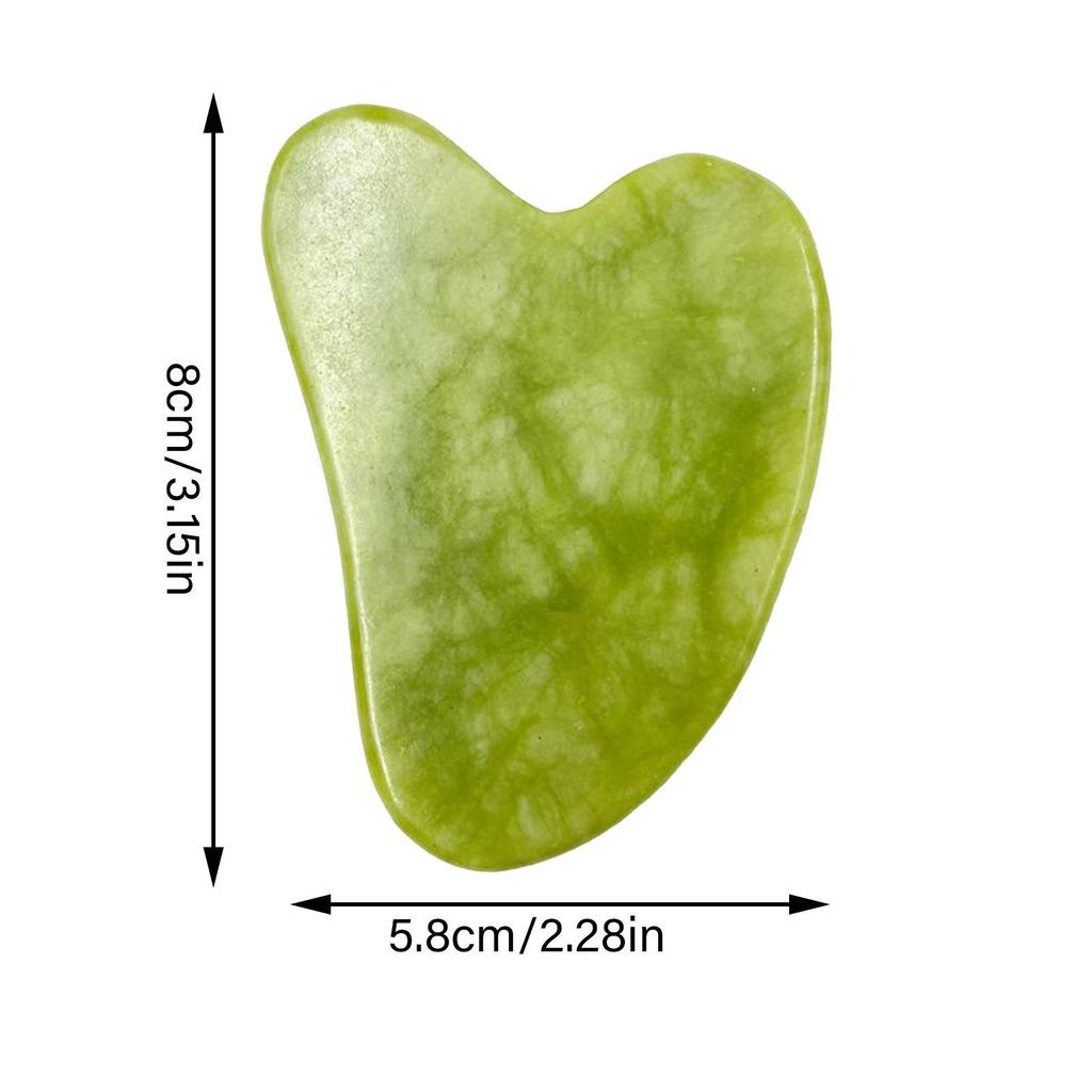 Cheap Natural Stone Green Jade Scraper|Novelty Shape Facial Gua Sha ...