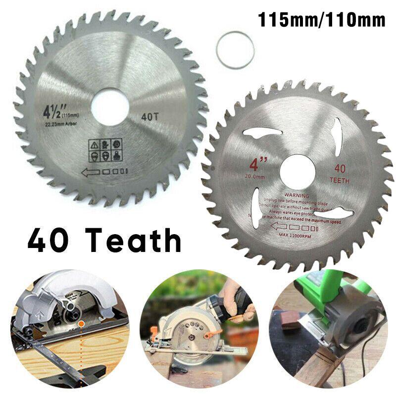 4.5 Inch 115mm 40T Angle Grinder Circular Saw Blade For Wood Plastic ...