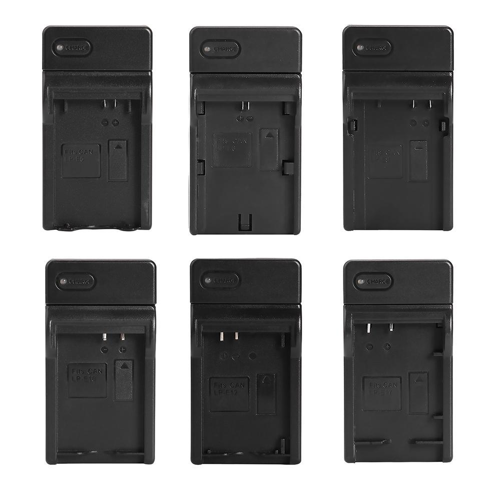 USB Battery Charger for EOS LP-E5 LP-E6 LP-E6N LP-E8 LP-E10 LP-E12 LP-E17 uygun fiyatlı satın ...