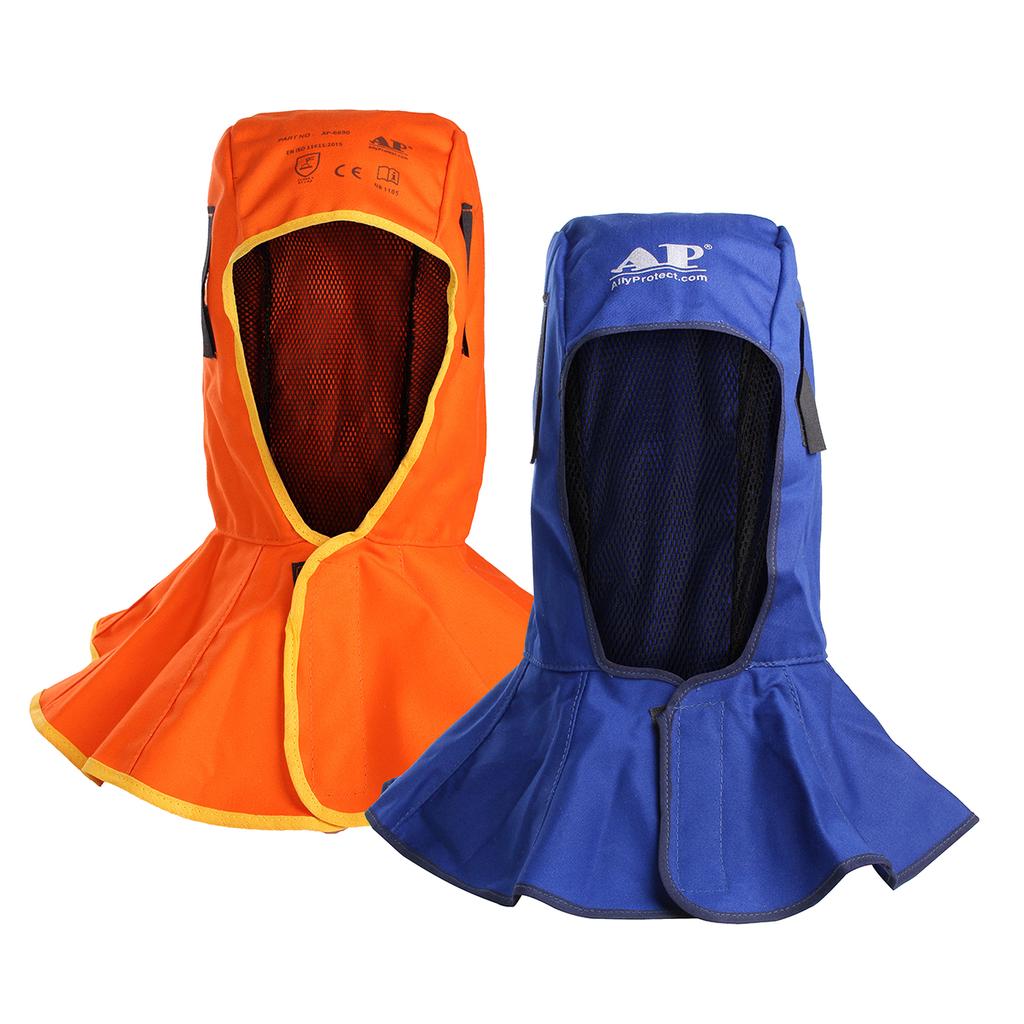 Buy Flame Retardant Safe Helmet Welding Neck Protective Hood Head Cap ...