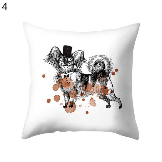 Buy Talos Cartoon Dog Cat Throw Pillow Case Cushion Cover Home Office ...