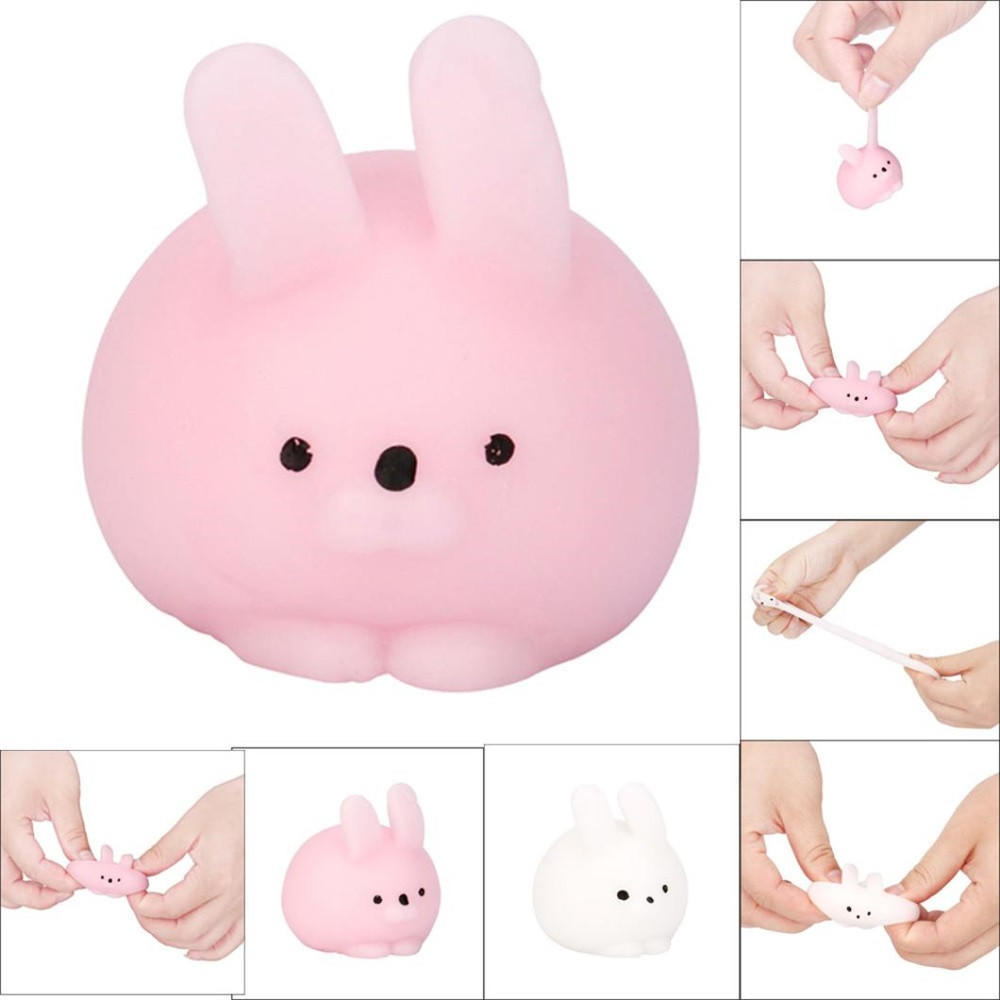 Buy Squishy Mini Fat Rabbit Healing Squeeze Abreact Fun Joke Gift ...