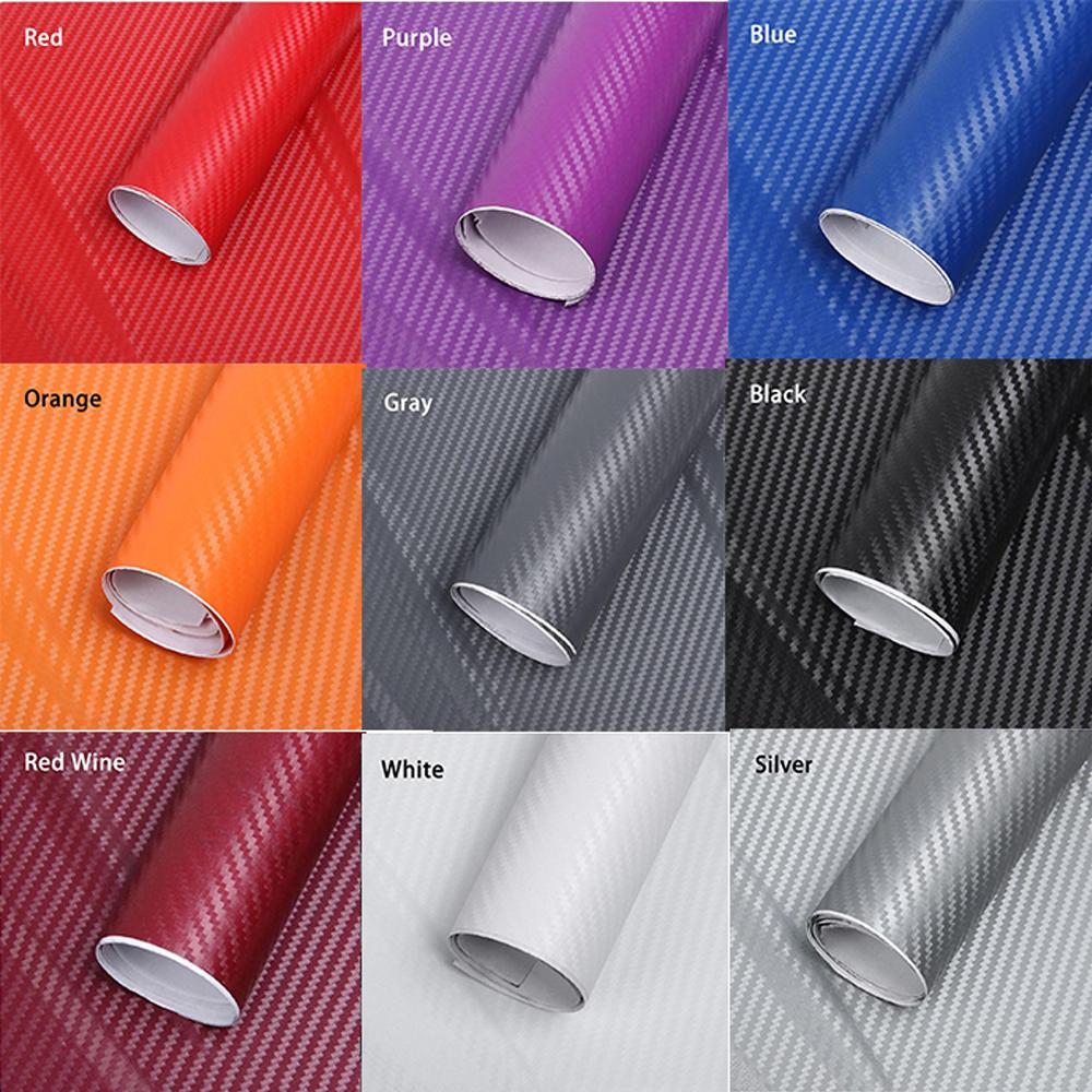Buy 1Pcs 3D Car Wrap Sheet 127cmx20cm Carbon Fiber Vinly Waterproof Car ...