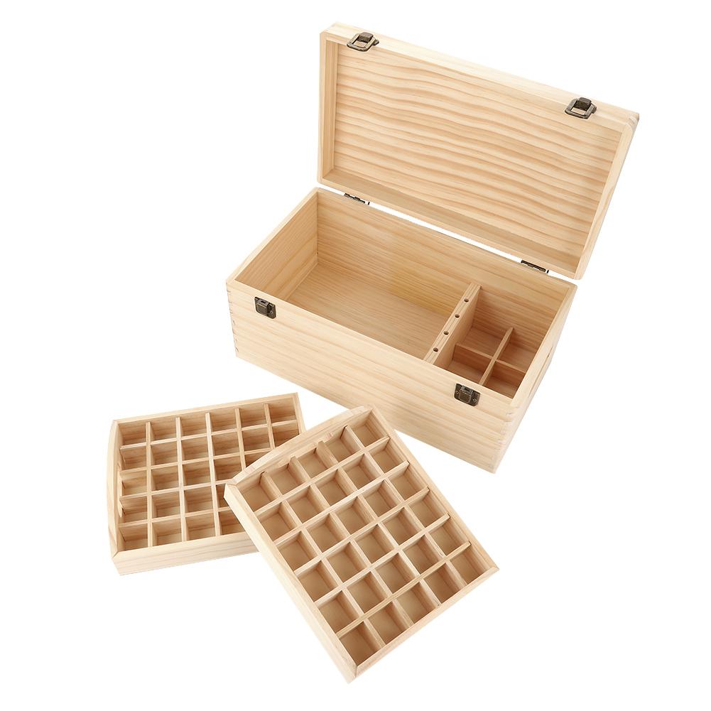 Buy New Beautiful Double-layer Wooden Large Essential Oil Storage ...