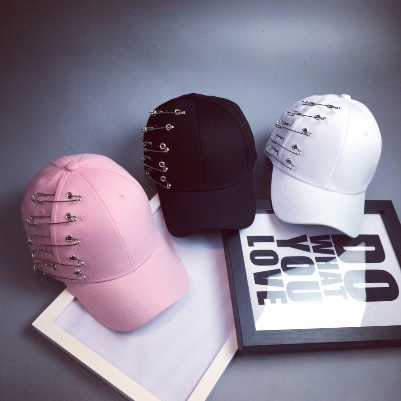 Buy Fashion Big Pins Hip-hop Personality Baseball Cap Men Women Outdoor ...