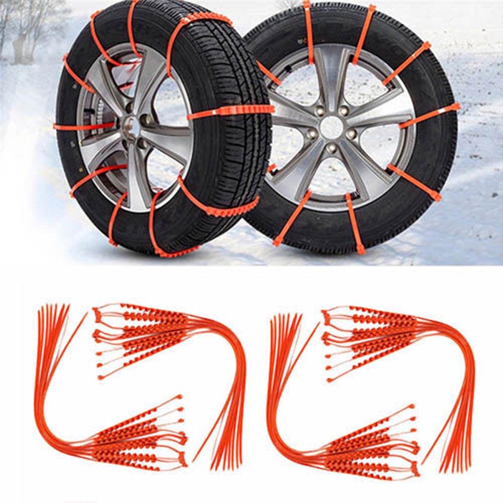 Buy 10 PCS Snow Tire Chain for Car Truck SUV Anti-Skid Emergency Winter ...