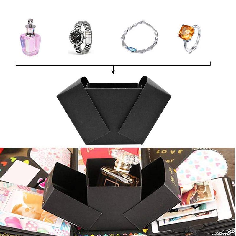 DIY Quadrilateral Explosion Box Multilayer Bitti Diy El Yapımı Fotoğraf ...