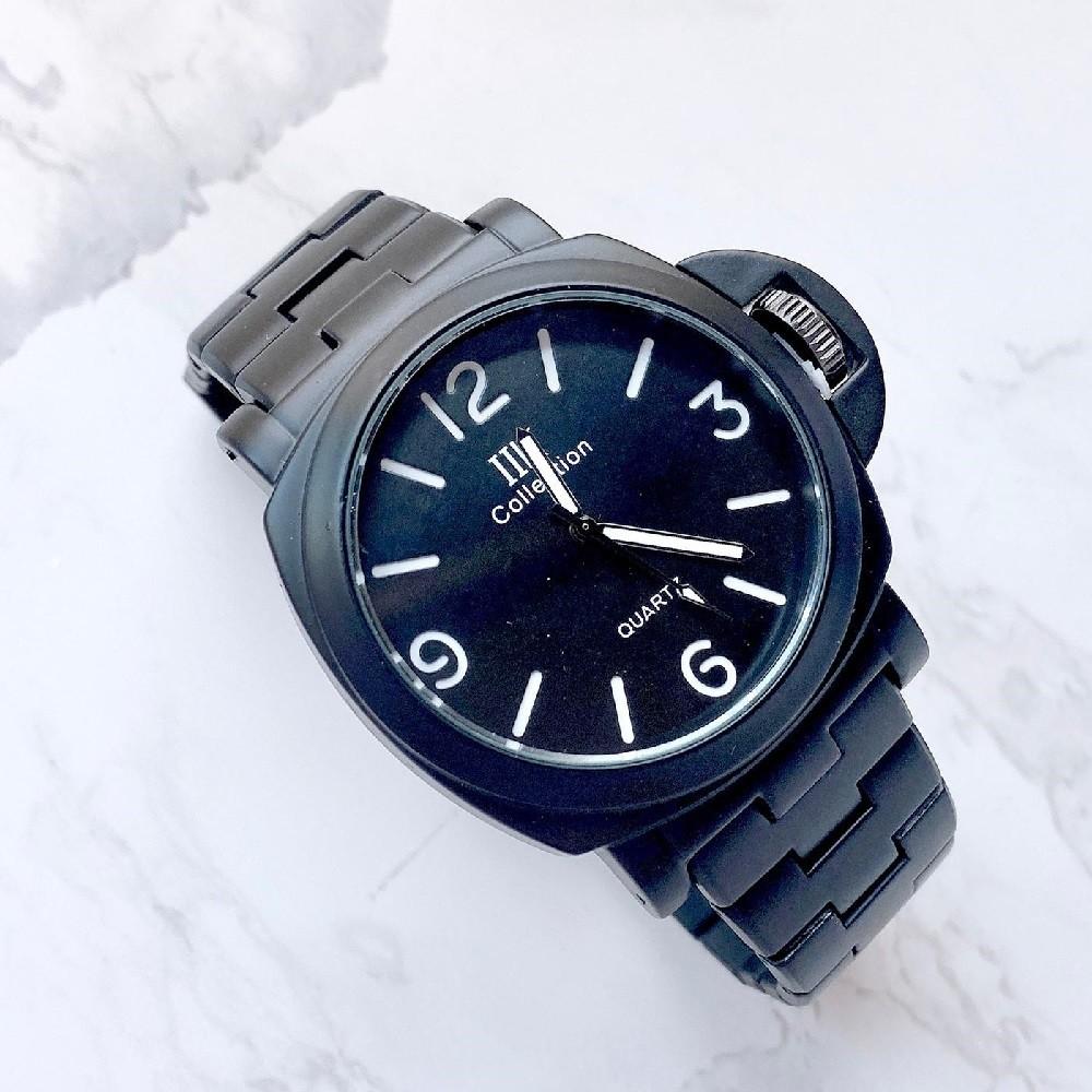 Buy Wristwatch Ik Collection Man Analog Quartz Big Black Black ...