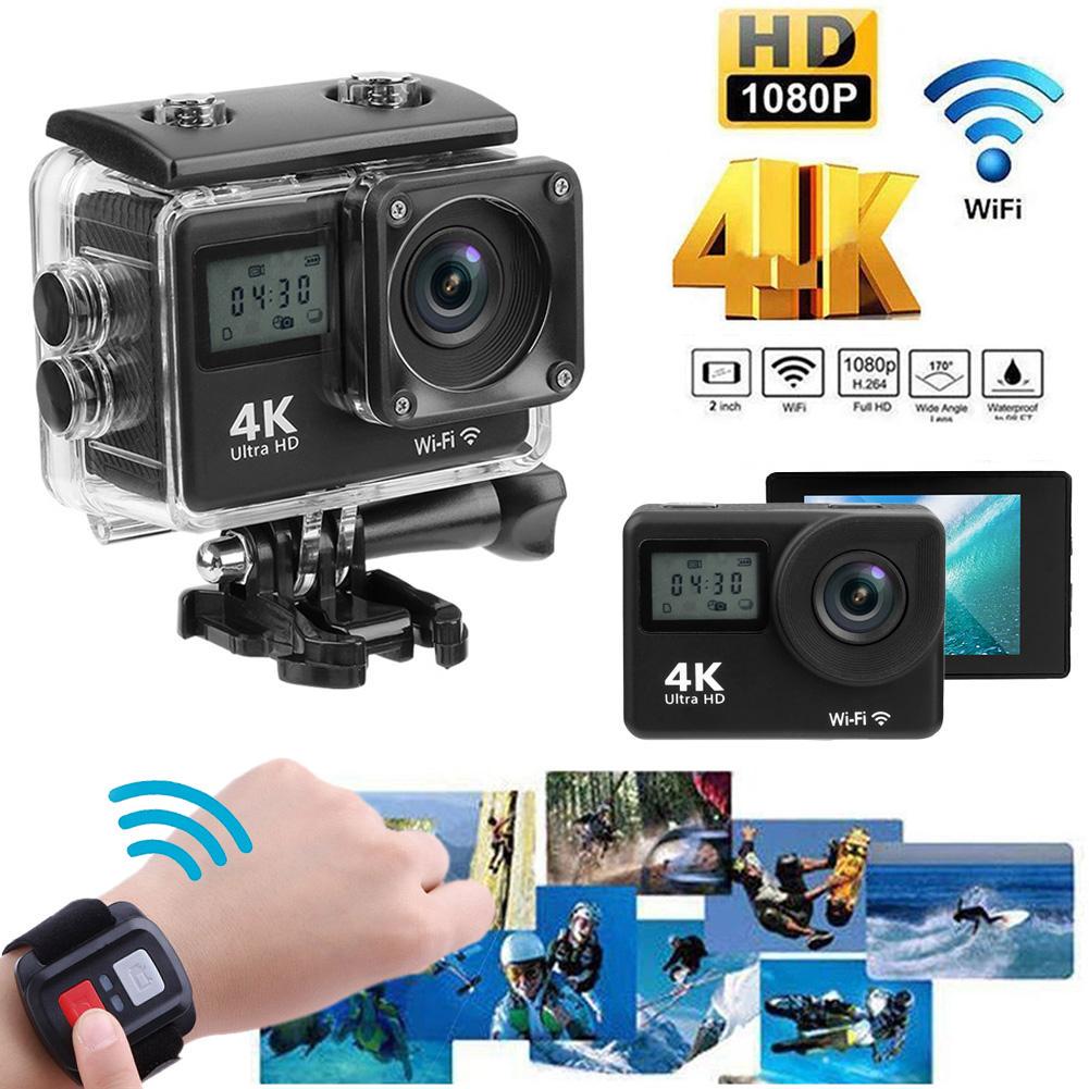 Buy Mini Dual Screen 170°Lens 4K WiFi Action Camera Waterproof ...
