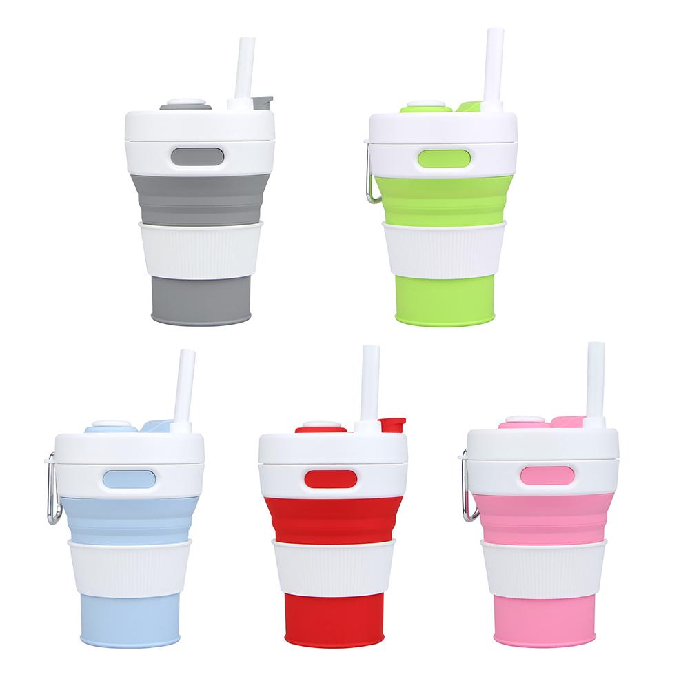 Satın alın 450ml Water Cup Durable Foldable Telescopic Tea Cup Portable ...