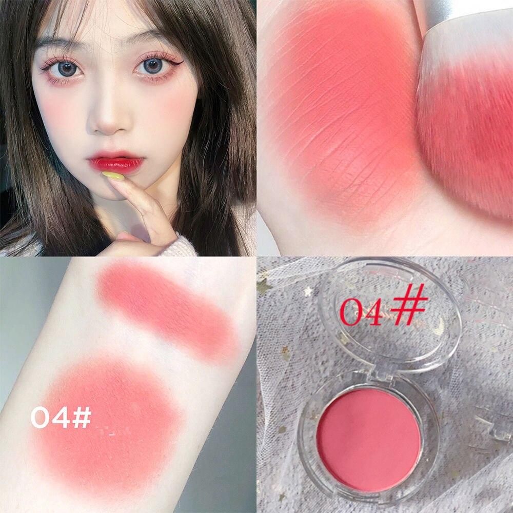 6 Colors Milk Tea Blush Peach Pallete Face Pigment Cheek Blusher Powder ...