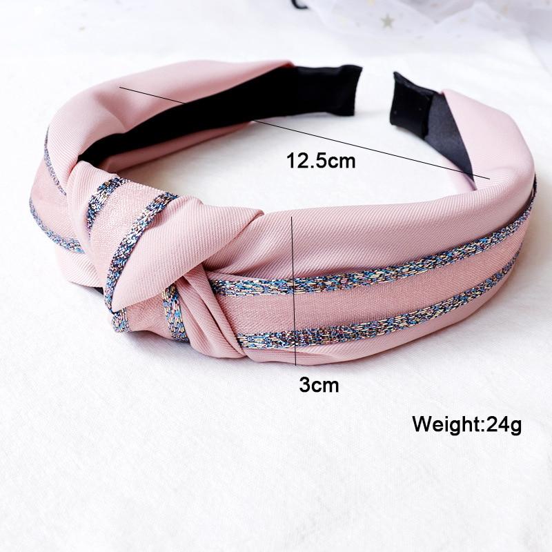 Fashion Solid Color Hair For Women Girl Simple Knotted Middle Twisted ...