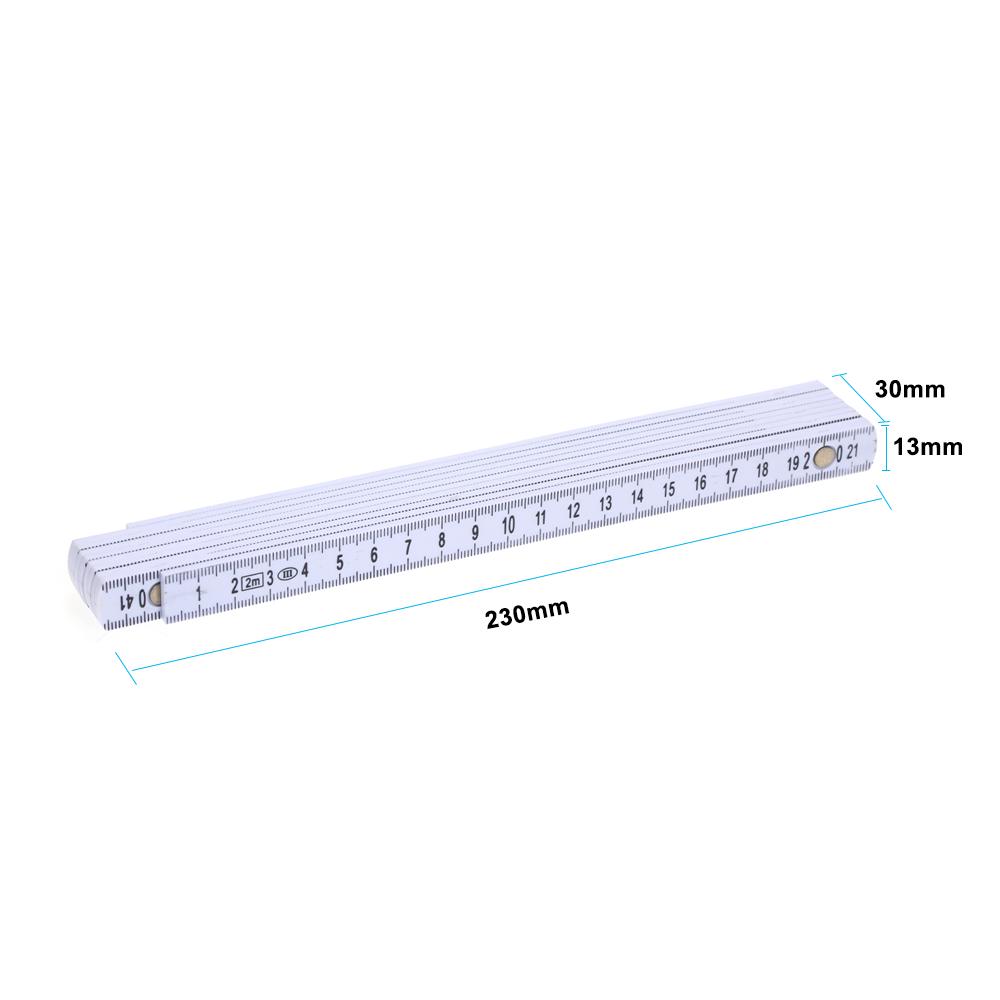 Buy 2M Slide Ten-Parts Fold Up Rulers 6.6ft Folding Versatile Inside ...