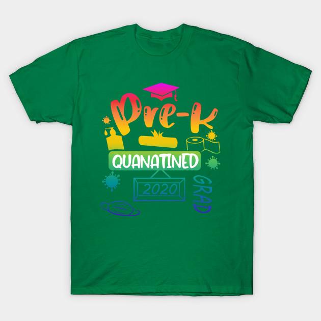 Buy Men Premium Cotton Harajuku T Shirt Pre K Quarantined 2020 Grad ...