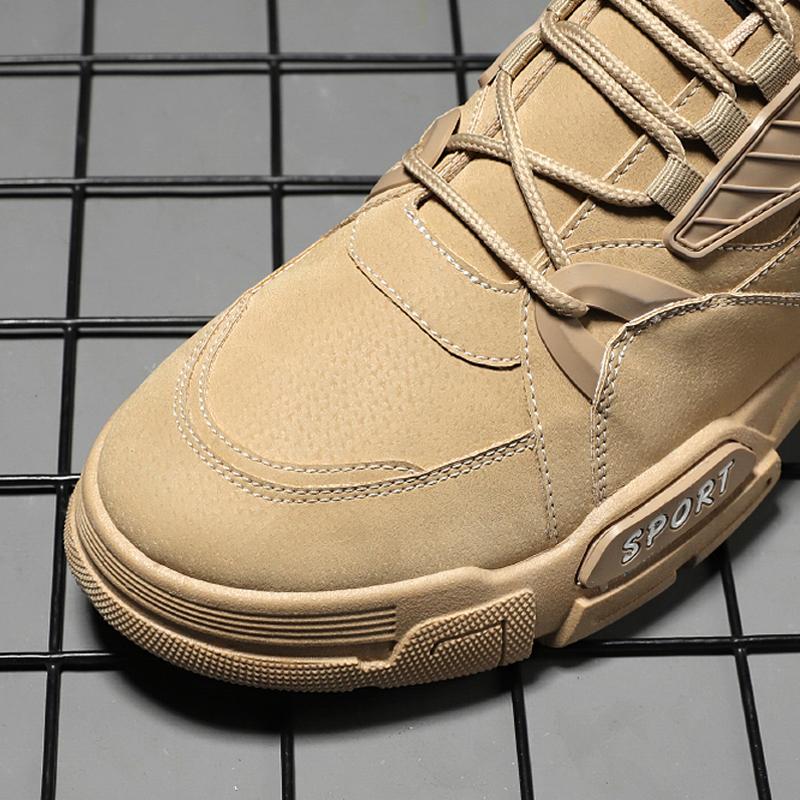 Buy Casual Men's Geniune Leather Tooling Shoes Warm Autumn and Winter ...
