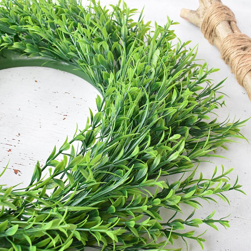 (VM)Artificial Green Wreath 19 Wreath Green Wreath for Door Hanging ...