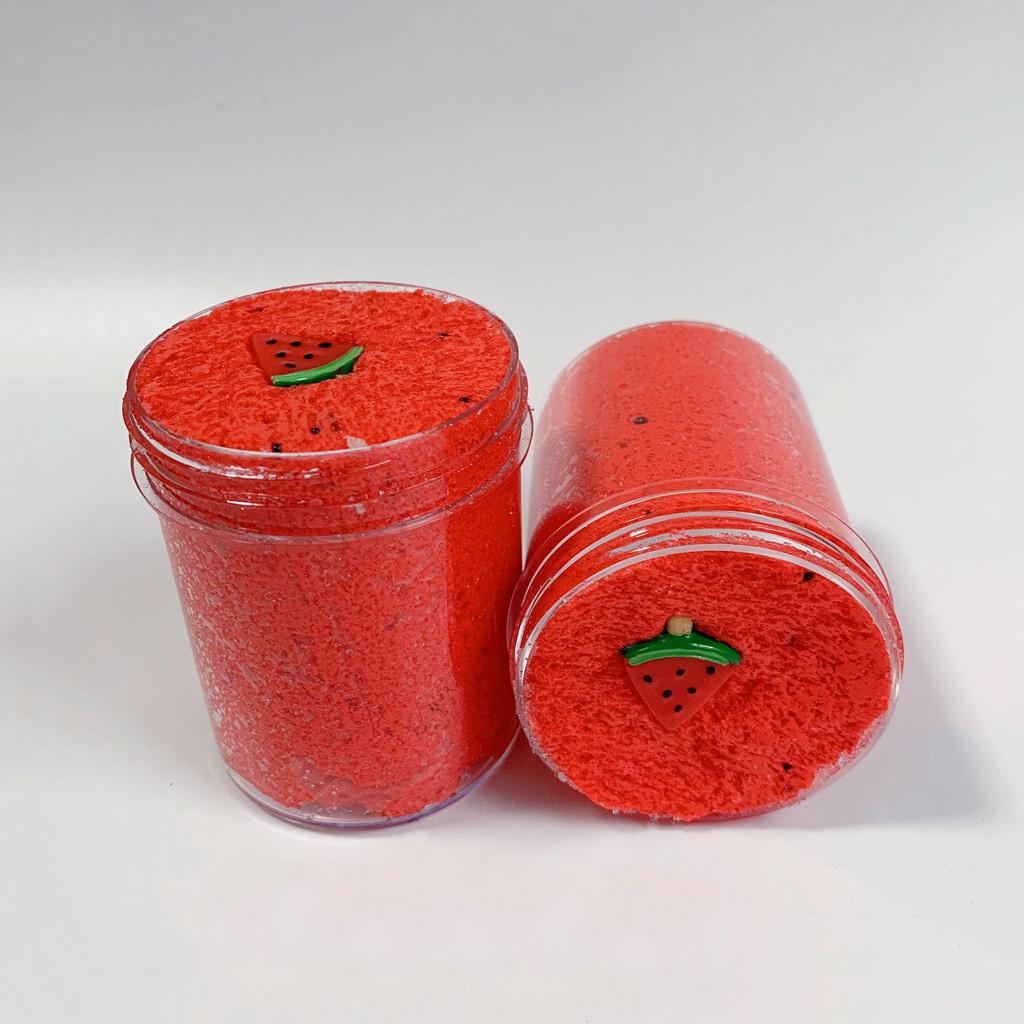 Buy Watermelon Fruit Fluffy Foam Slime Clay Putty Scented DIY Light ...