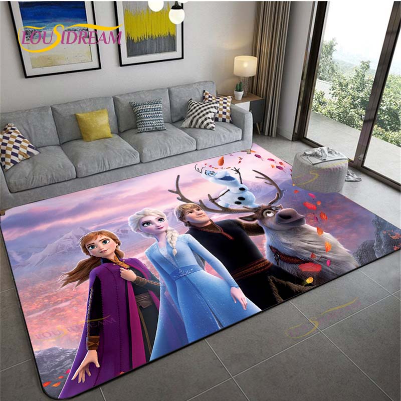 Buy New Cartoon Frozen Carpets Kids Crawling Carpets Living Room Tea ...