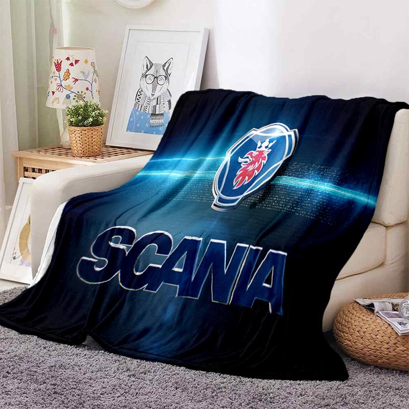 Cheap Scania Throw Blanket 3D Fleece Warm Cozy Soft Blanket for Couch ...