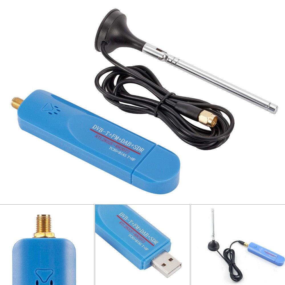 RTL2832U ADC Çip R820T2 Tuner 1PPM TCXO SMA F Konnektörlü Kısa Dalga ...