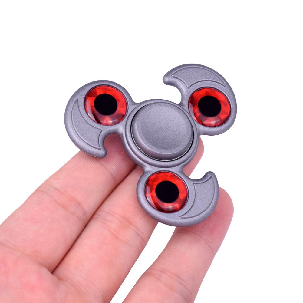 Buy Triangle Plating Zinc Alloy Eagle Eye Fidget Hand Tri-Spinner ...
