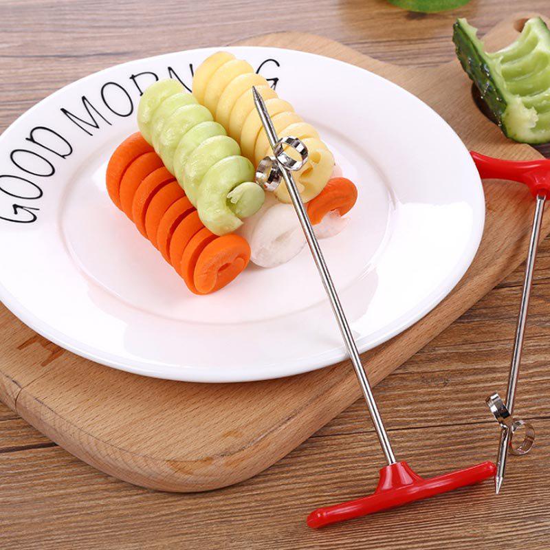 Manual Roller Spiral Slicer Radish Potato Tools Vegetable Cutter ...