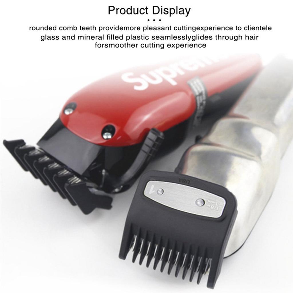 Buy MakeBeautyLife Electric Hair Clippers Limit Comb Haircut Calipers ...