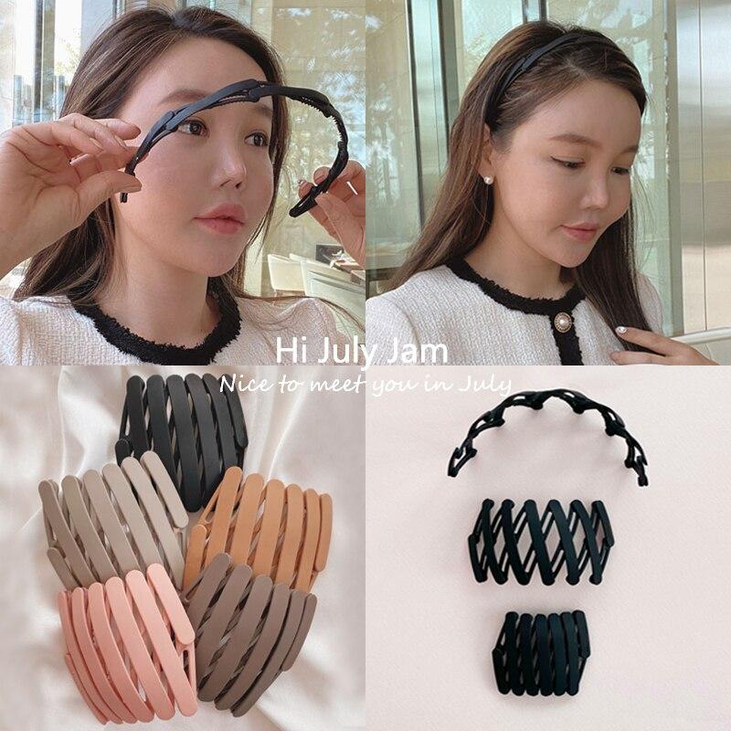 Buy Design Foldable Hairbands Bezel Hair Headband Retractable Hair Band ...
