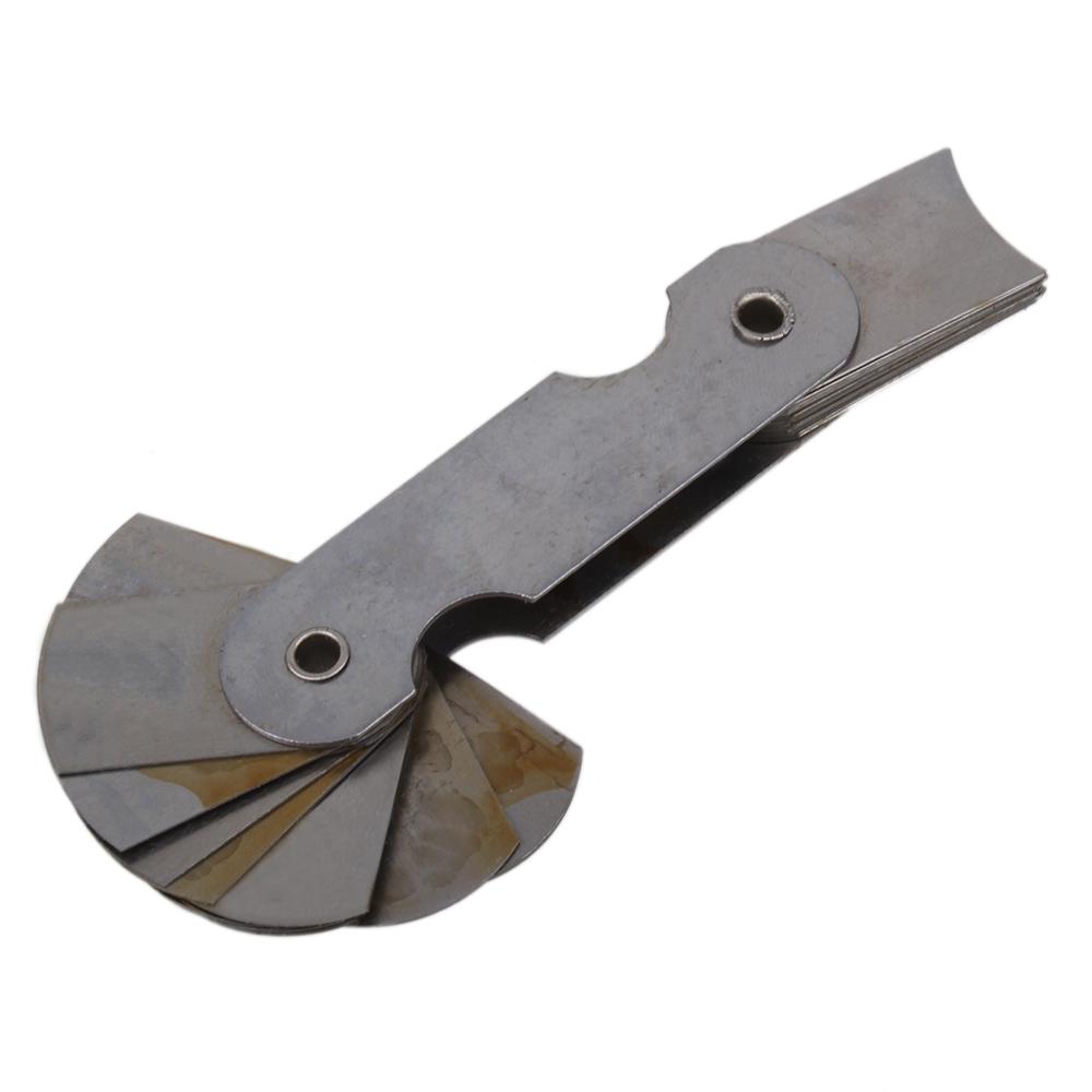 Buy 26 Blade Tool Steel Double Hand Fillet Radius Gauge R15-25mm ...