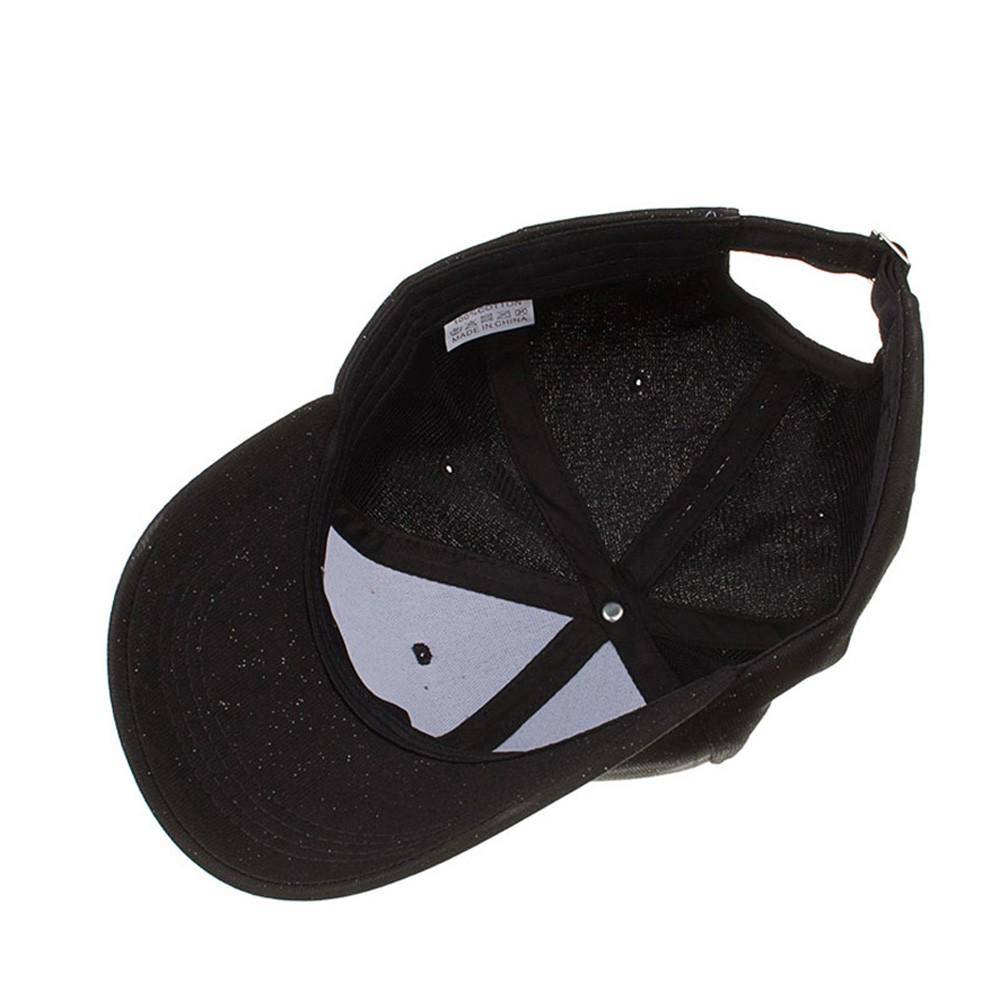 Buy Fashion Women Men Adjustable Summer Solid Glitter Cap Hats Baseball ...