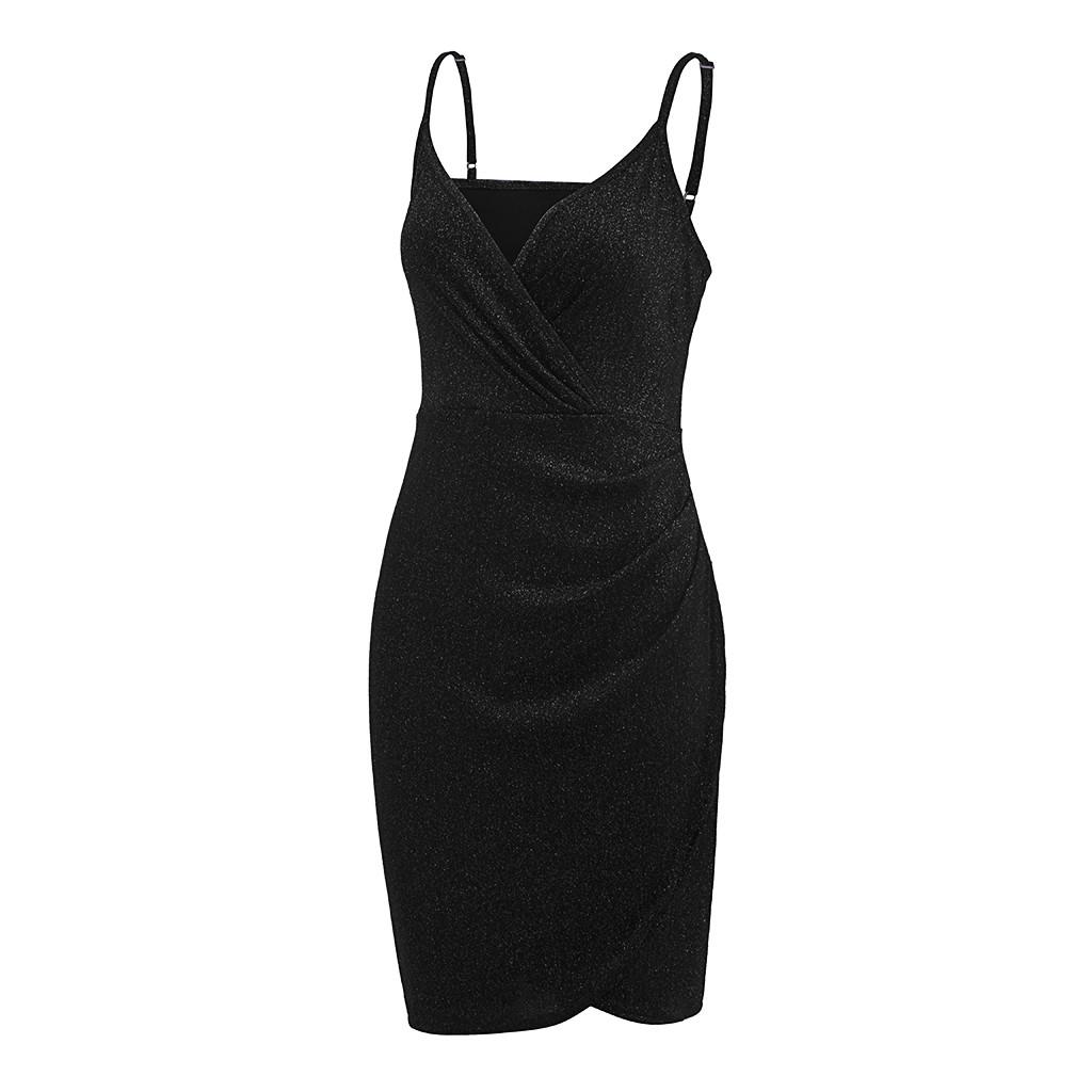 Buy Women Fashion Off Shoulder V Neck Solid Color High Waist Sleeveless