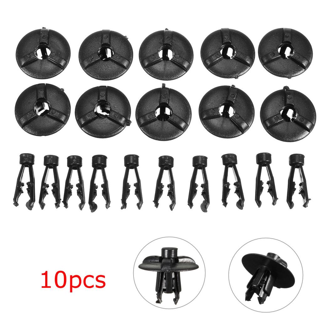 Buy 10X Car Engine Clip Push Type Retainer Trim Fastener Assortment For ...