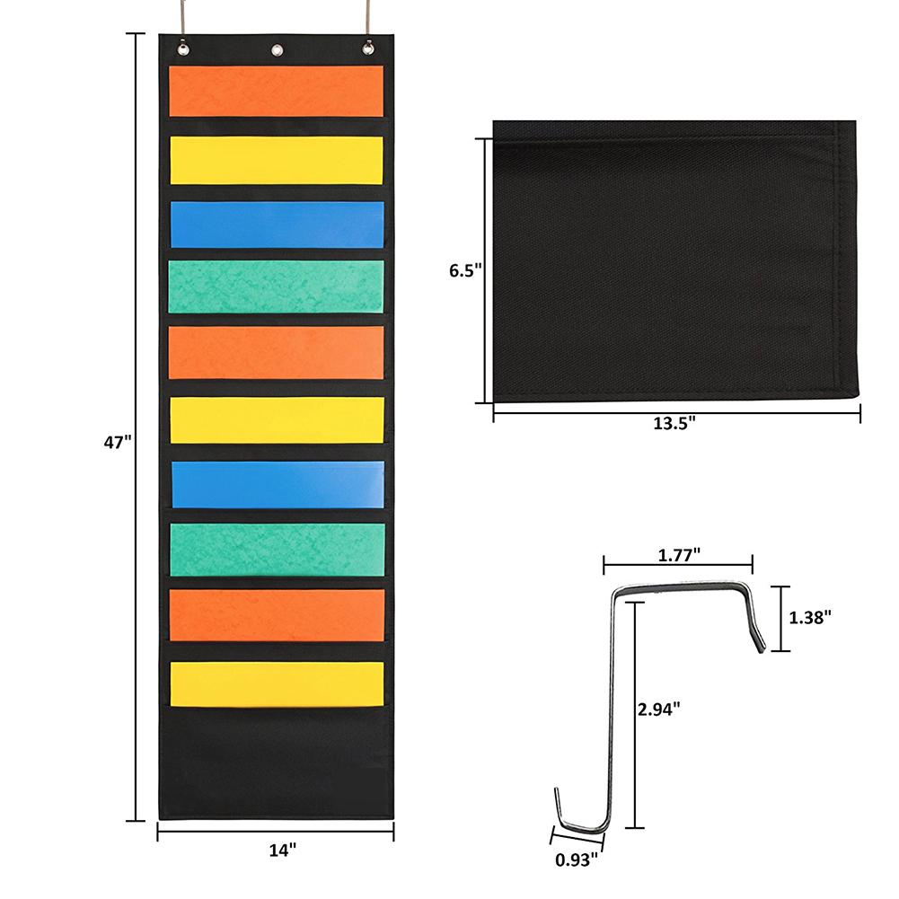 Buy Premium Wall Hanging File Organiser 30 Pockets Document Folders A4 ...
