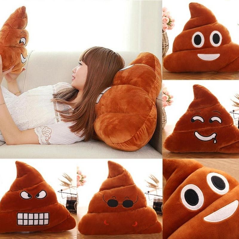 Poop Poo Family Emoji Emoticon Pillow Stuffed Plush Toy Soft Cushion ...