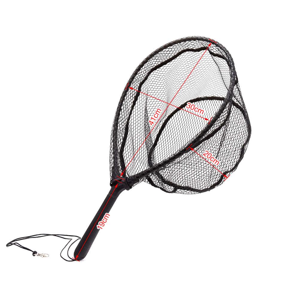 Buy Fly Fishing Brail Landing Net Nylon Fishing Net with ABS Handle ...
