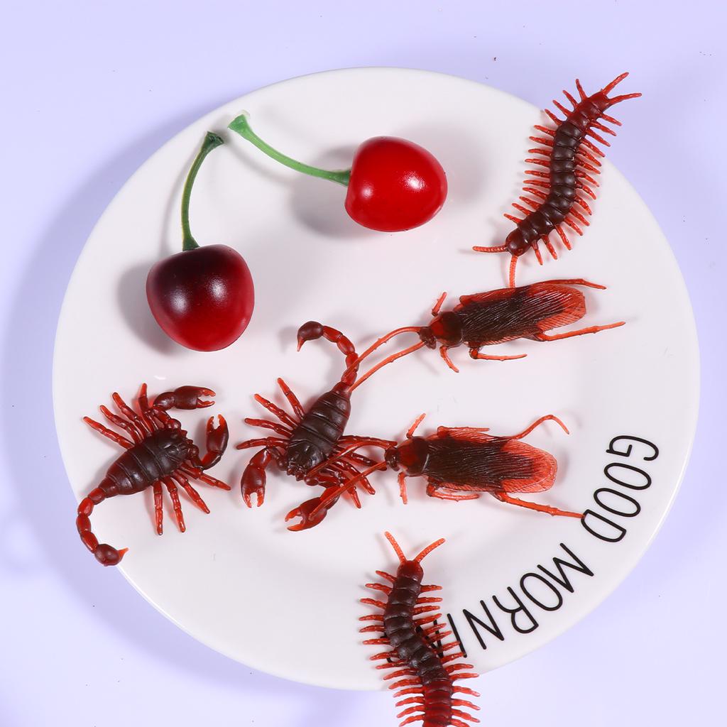 Buy 150 Pcs Realistic Bugs Artificial Scorpions Cockroaches Centipedes ...