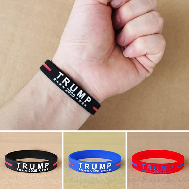 Buy Practical Bracelet Wristband Trump Keep America Great 2020 Silicone ...