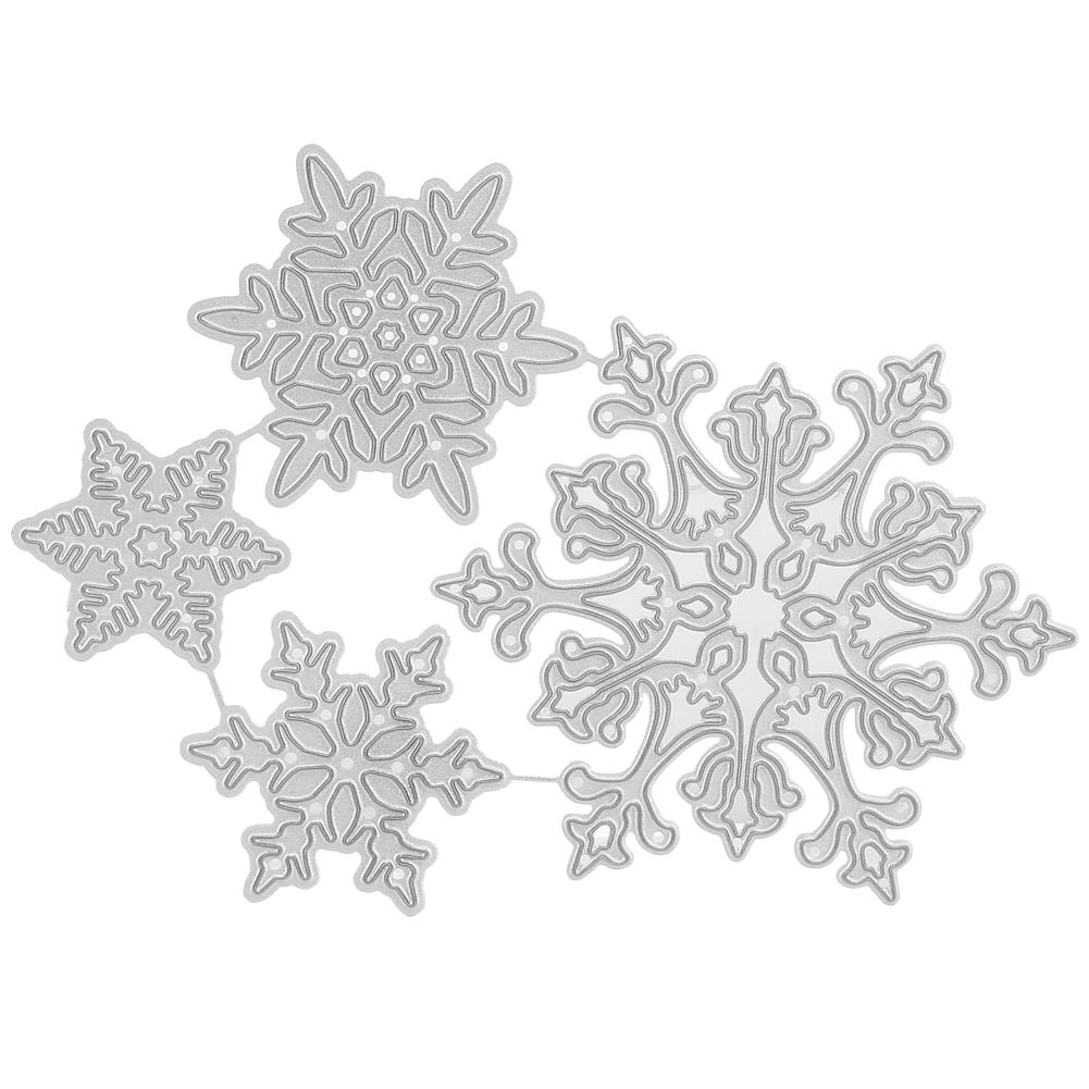 Buy Craft Cutting Die Snowflake Shape Carbon Steel DIY Photo Album Card ...