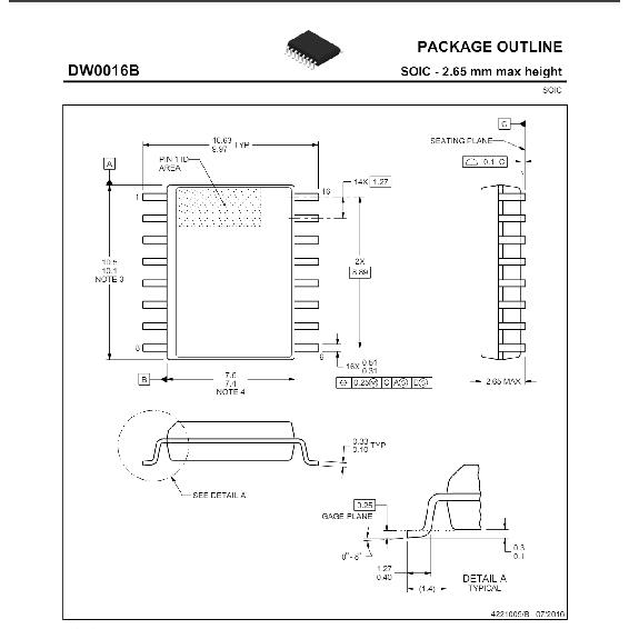 Cheap ISO7641FMDWR Digital Isolator, Package Sop16, D/C:12, Brand Texas ...