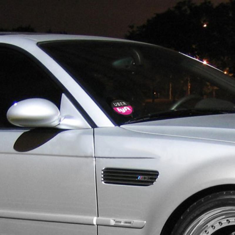 Buy LED Light Car Sign Logo Glowing Decal Luminous Signs Rideshare ...