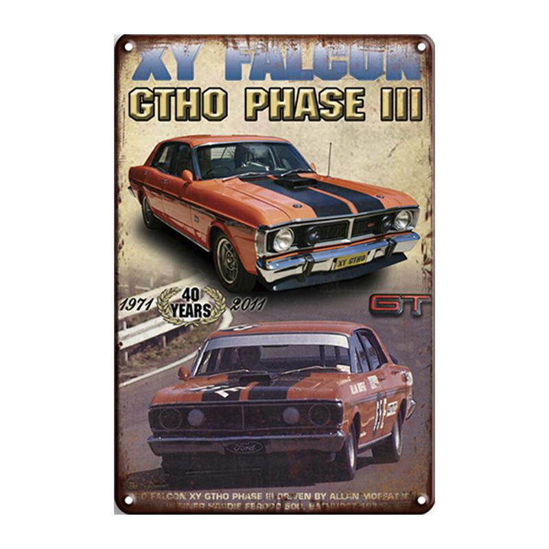 Buy Garage Car Parts & Service Vintage Metal Signs, 20*30cm, Muscle Car ...