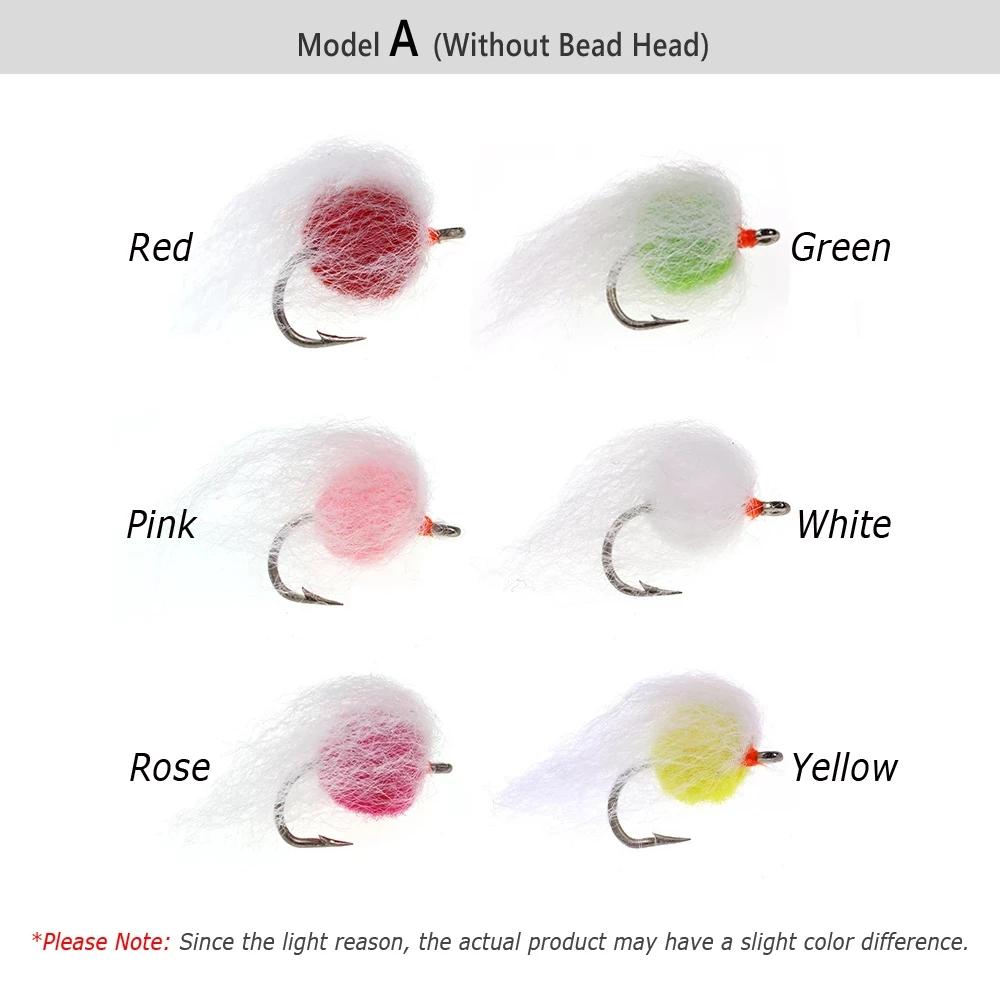 Cheap Synthetic Milking Egg Fly Soft Fish Roe Wet Flies Trout Salmon ...