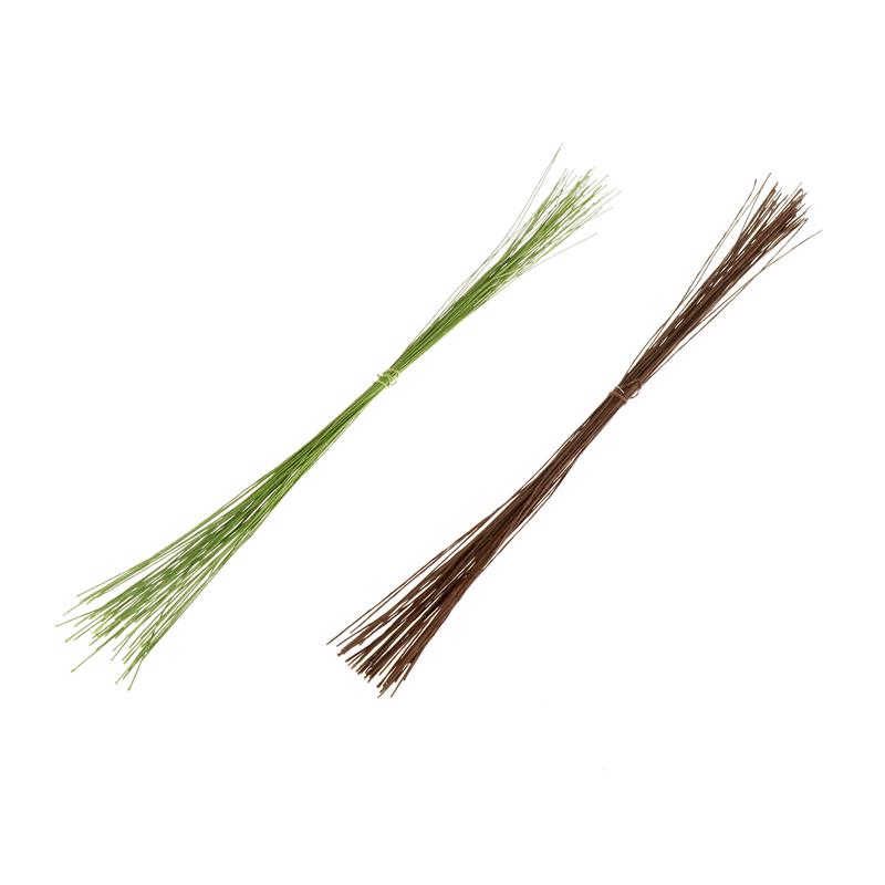 50Pcs 40Cm Long Iron Wire Used For Diy Nylon Stocking Flower Making ...