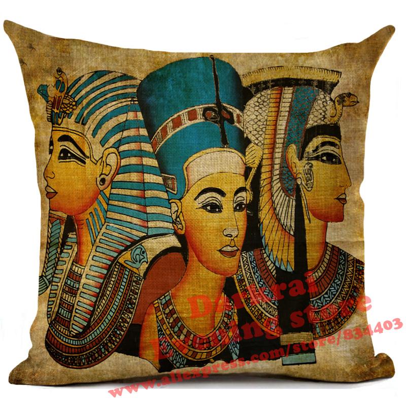 Cheap Egypt Pyramid Cushion Cover Darkness Anubis Sofa Throw Pillows ...