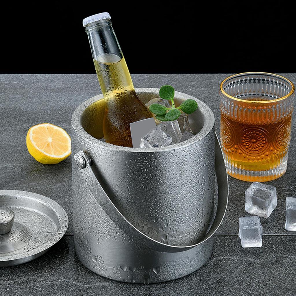 Cheap Stainless Steel Ice Bucket Double Wall Insulated for Chilling ...